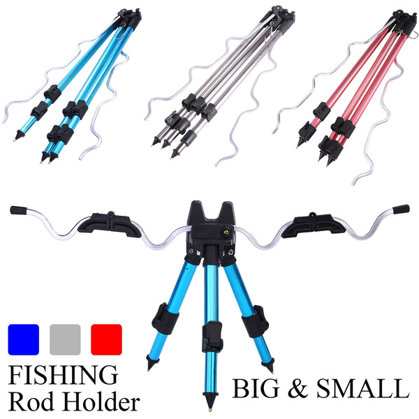 Telescopic Fishing Pole Holder Fishing Pole Stand Fishing Rod Tripod ...