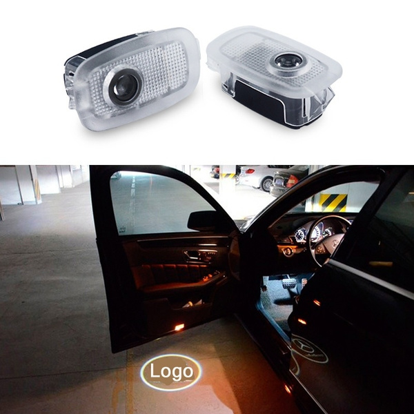 LED Welcome Car Door Light Logo Projector Emblem Laser For Mercedes ...