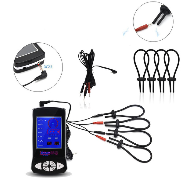 Electro Shock Cock Ring Electrostimulator Penis Ring massage Equipment ...