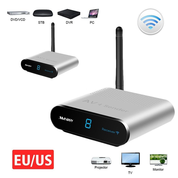 Silver Factory Measy AV240 Audio Video Transmitter 2.4G Wireless AV ...