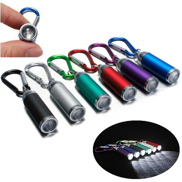 Ultra Bright Mini LED Camping Flashlight Torch Keyring Portable ...