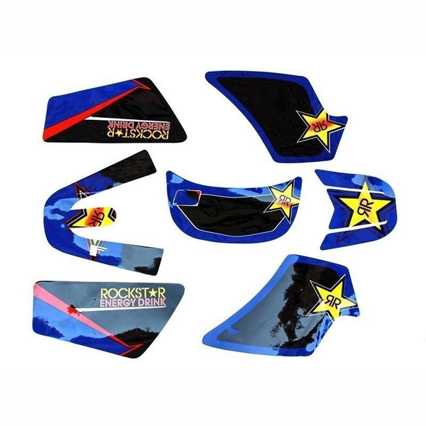 1 Set of Rockstar Energy Drink Graphics & Backgrounds Decal Stickers ...