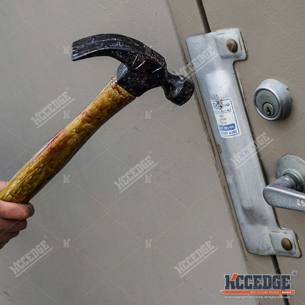 USA SELLER HALLOWEEN TOY ALL MADE OF FOAM Smeared Hammer Prop Halloween ...