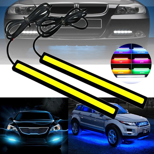 17cm LED DRL Waterproof Driving Daytime Running Lights Strip 12V COB ...