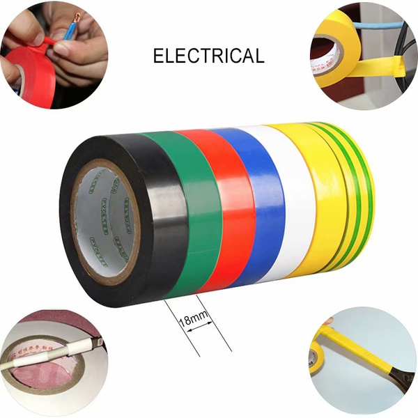 PVC Electrical Tape Length 10m 15m antiflaming Insulation Tape Width ...