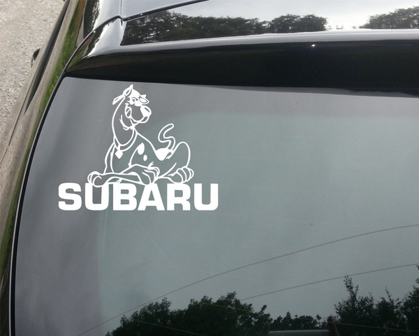 Scoobaru Funny Car/Window SUBARU JDM VW EURO Vinyl Decal Sticker | Wish