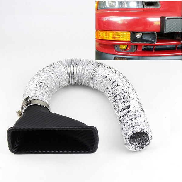 Universal Car Turbo Air Intake Pipe Turbine Carbon Fiber Inlet Pipe Air ...