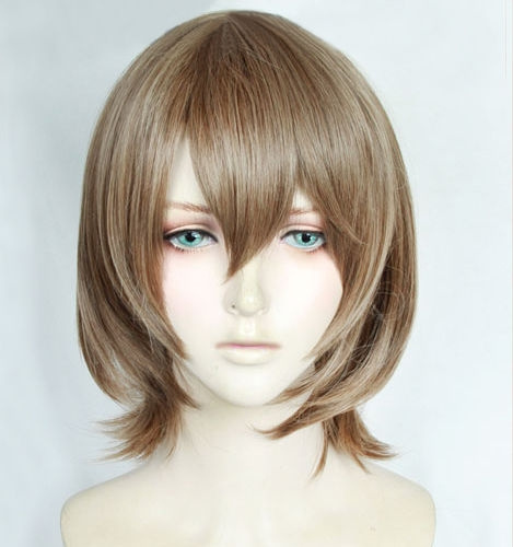 P5 Persona 5 Goro Akechi Short Mocha Tea Color Cosplay Hair Wig | Wish