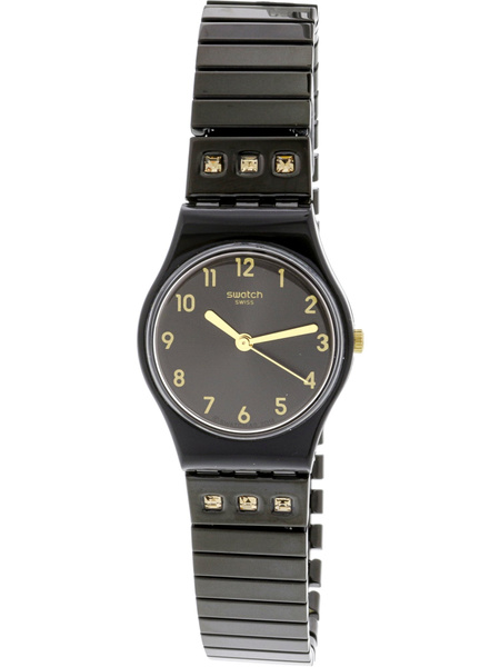 Swatch Posh N' Flex LB181A Black Stainless-Steel Quartz Fashion Watch ...