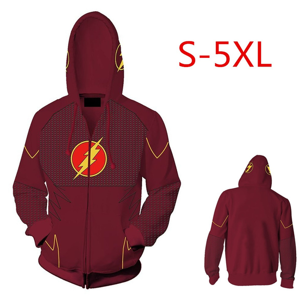 Infinity War The Flash sweater Hoodie Iron spider Coat Cosplay Costume ...
