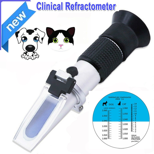 Veterinary and Human Dog Cat Pet Clinical Hand held Refractometer ATC ...