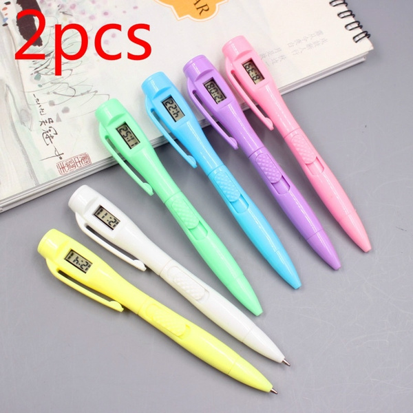2 pcs Electronic watch pen for office clock electronic test ball pen ...