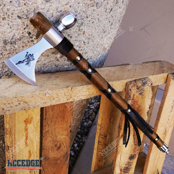 USA SELLER USA STOCK 19" TOMAHAWK NATIVE AMERICAN PEACE PIPE Replica ...