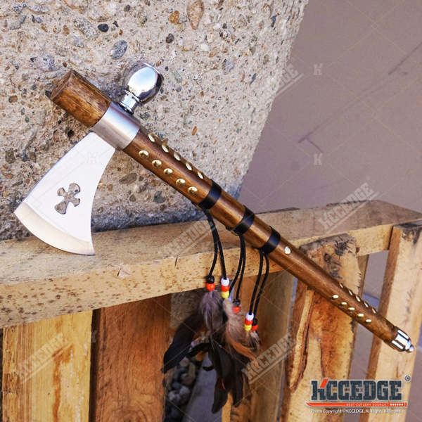 Usa Seller Usa Stock 19 Native American Peace Pipe Cross Cut Out