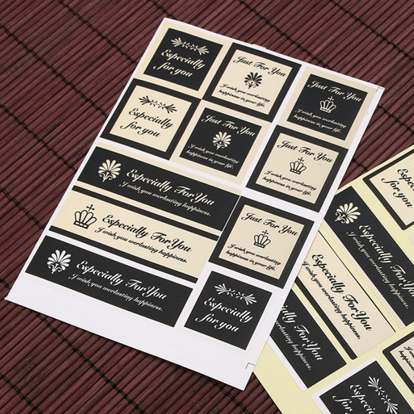 110pcs/lot "especially for You "Crown Self Adhesive Sticker Labels for ...