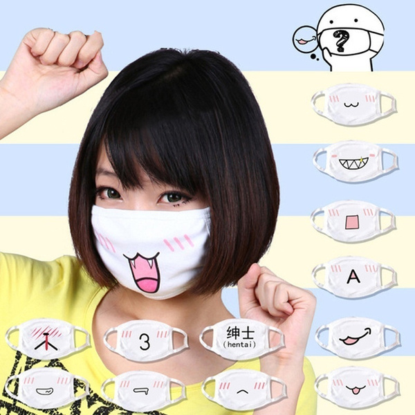 Kawaii Anti Dust mask Mouth Mask Cute Anime Cartoon Mouth Muffle Masque ...