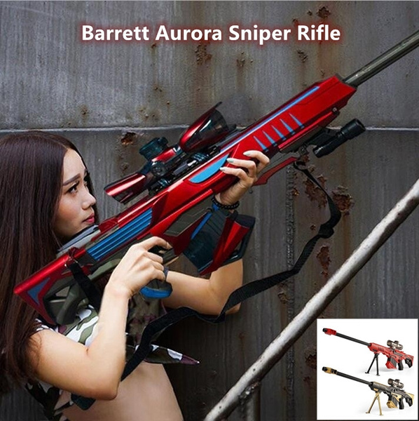 Manual Water Rifle Barrett Aurora Explosion Sniper Rifle Child Outdoor ...