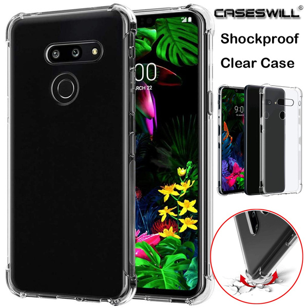 Caseswill® Shockproof Flexible Rubber TPU Clear Case Cover for LG V60 ...