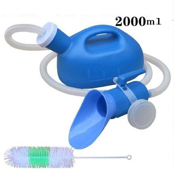 1 set 2000ml Plastic Potty Hospital/Car/home Pee Bottle ,Urinal pot ...