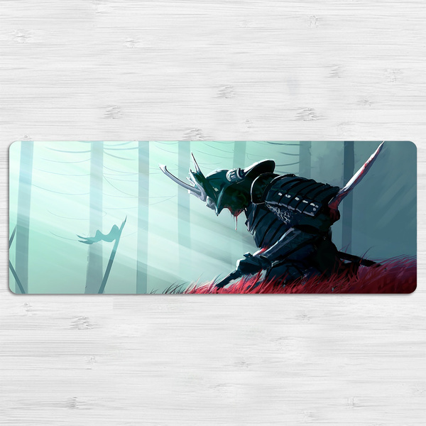 Samurai Mouse Pad Large Size Laptop Mat Vintage style Mousepad 80*30cm ...