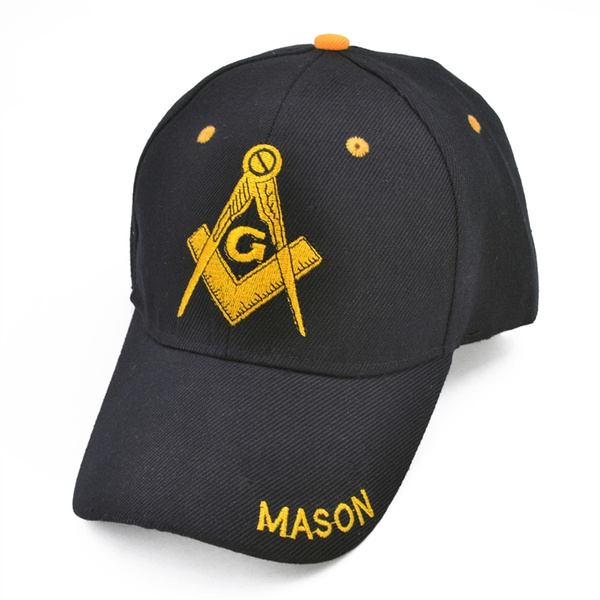 Free-mason Cap Mason Embroidery Baseball Cap Fitted Casual Gorras ...