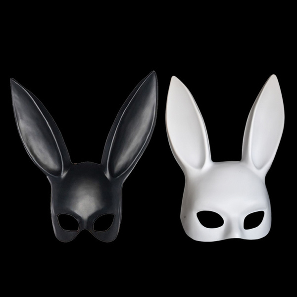 Sexy Bunny Girl Face Mask Rabbit Ears Mask Cosplay Costume Masquerade ...