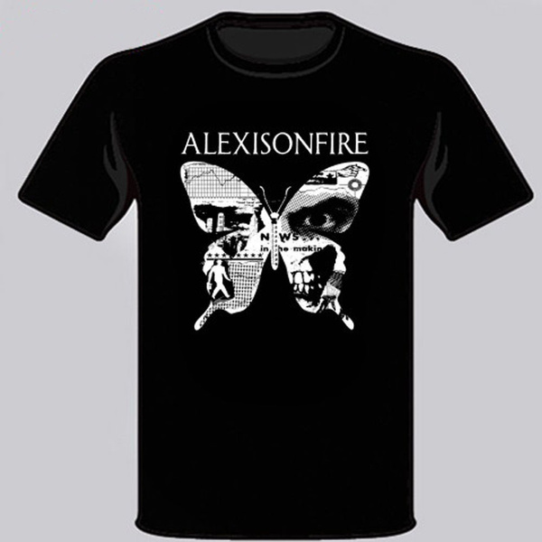 Alexisonfire Rock Band Butterfly Logo Men's Black T-Shirt Size S to 3XL ...