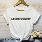 Women T-Shirt: Funny Letters, Made of Cotton, in US size, Comfortable ...