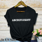 Women T-Shirt: Funny Letters, Made of Cotton, in US size, Comfortable ...