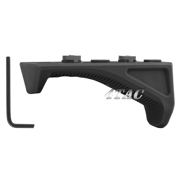 Tactical M-LOK Angled Forward Grip Fore Grip Forend Hand Stop - Black ...