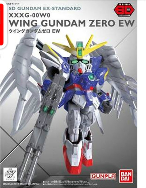 Bandai Gundam Model Assembly model 02754 SD EX 004 WING ZERO EW Flying ...