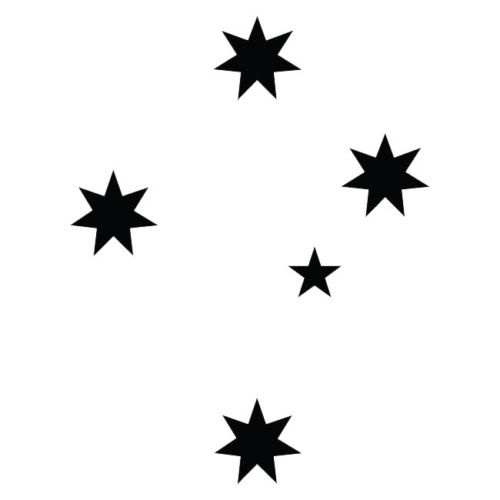 AUSTRALIAN SOUTHERN CROSS ANY SIZE OR COLOR CUSTOM CUT VINYL DECAL ...