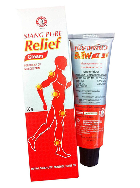 New ! Siang Pure Relief Cream 30g. For Relief Of Muscle Pain Methyl ...