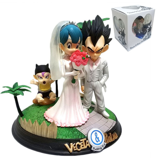 Dragonball Z Vegeta Bulma Wedding Day Trunks GK Statue Figure Toy ...