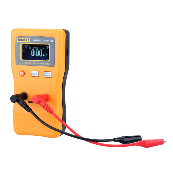 M6013 Capacitor Meter High Precision LCD Digital Meter Measuring ...