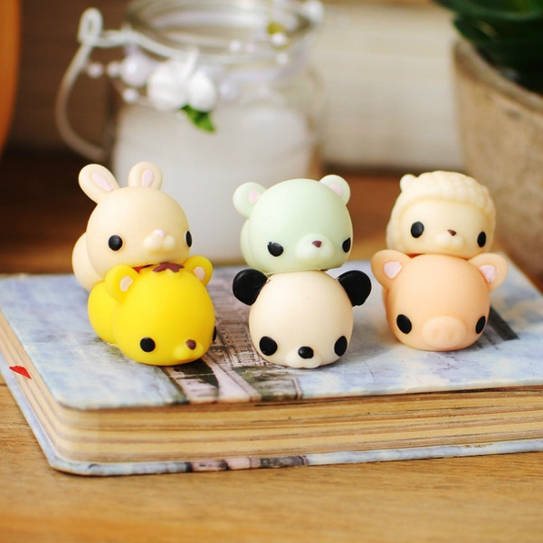 Lovely Stretch Squeeze With Box Toy Soft Press Squishy Doll Toy ...