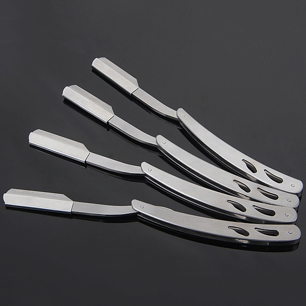 Stainless Steel Old-fashioned Razor Hairdressing Equipment Razor Rack ...