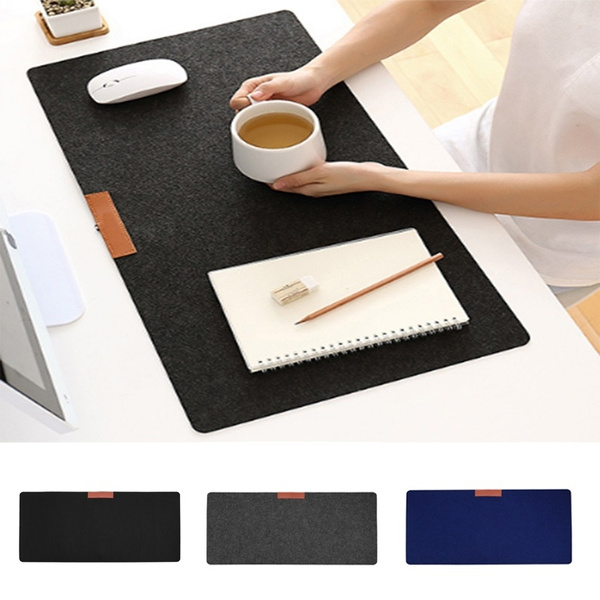 Office Computer Desk Mat Modern Table Keyboard Mouse Pad Wool Felt ...
