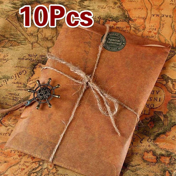 10Pcs/lot 16x11cm Old Style Vintage Paper Envelope Brown Kraft ...