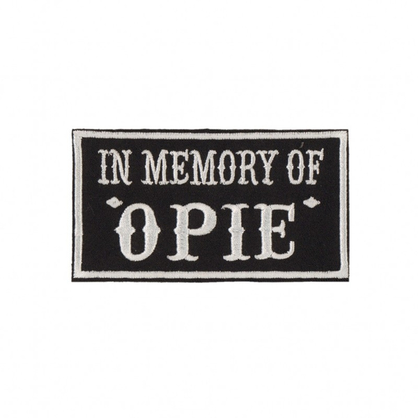 IN MEMORY OF OPIE Embroidered Iron On Patches For Clothing Motorcycle ...