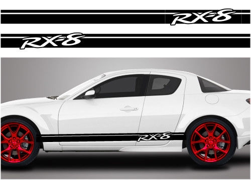 for RX8 side racing stripes 002 stickers decals graphics vinyl | Wish