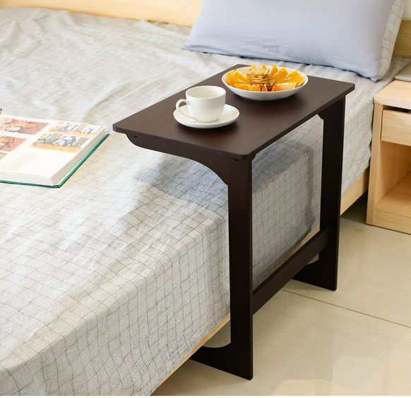 L-Shape Laptop Table Bamboo Sofa Table End Table | Wish