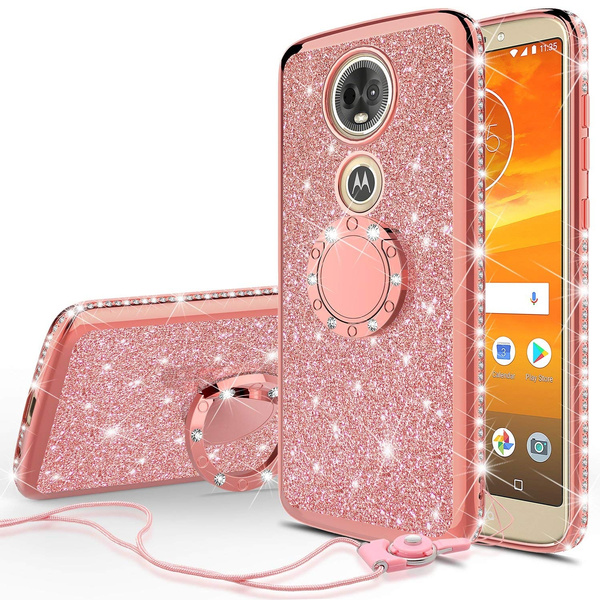 Soga Diamond Bling Glitter Cute Phone Case With Kickstand Compatible