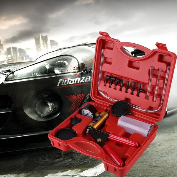 Brake Bleed Kit, 15Pcs Hand Brake Bleeder Tester Set Bleed Kit Vacuum ...