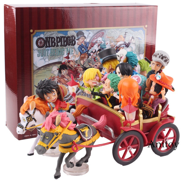 One Piece Figure 20th Anniversary Luffy Nami Zoro Sanji Chopper Ace ...