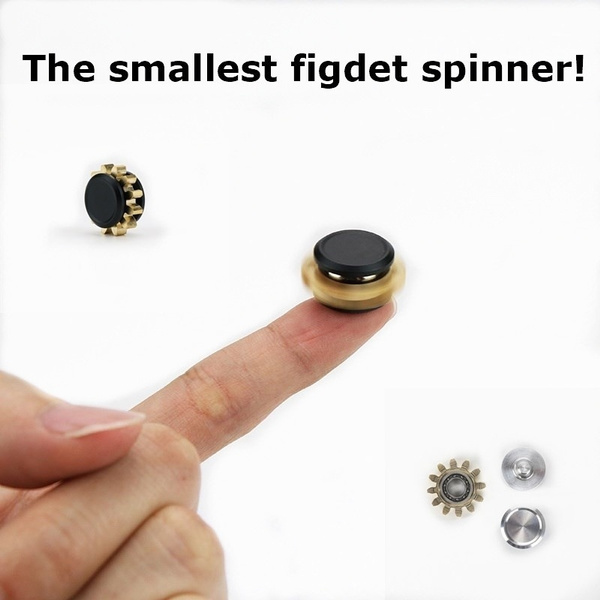 2017 New Mini Hand Spinner The Smallest Fidget Spinner Cute Gear Fidget ...