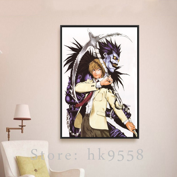 741 Anime Death Note Poster Light L Ryuk Anime Art Silk Wall Posters ...