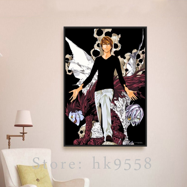 331 Anime Death Note Poster Light L Ryuk Anime Art Silk Wall Posters ...
