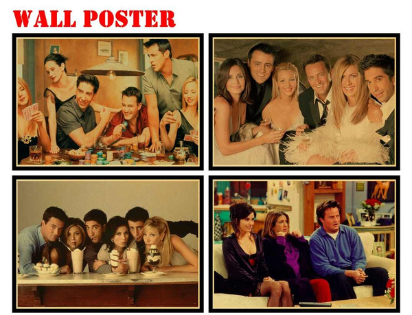 Wall Decals Friends Poster Friends Tv Show Decor Wall Stickers Office ...