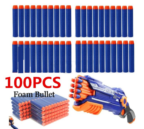 100pcs Nerf Blaster N-Strike Elite Dart Airsoft.Gun Pistol Clip Darts ...